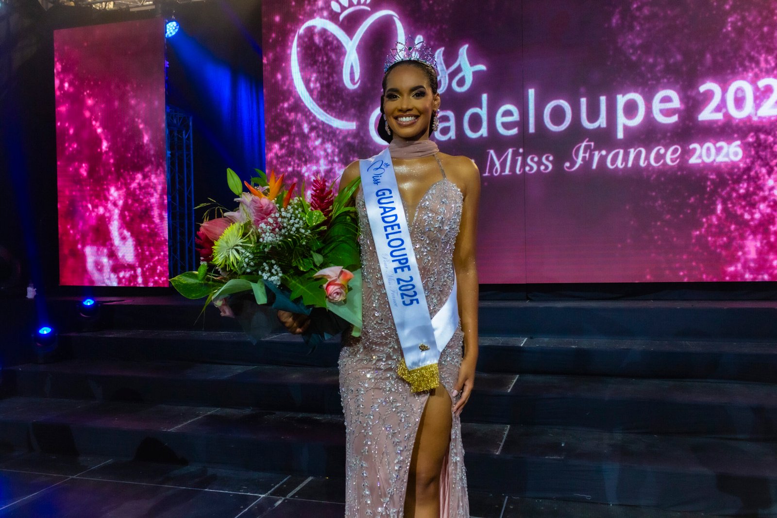 Naomi Torrent est la Miss Guadeloupe 2025. - The Link Fwi