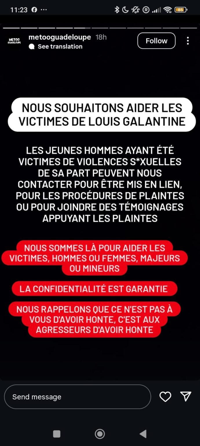 Le chanteur Antonny Drew accuse Louis Galantine d'agressions sexuelles ...