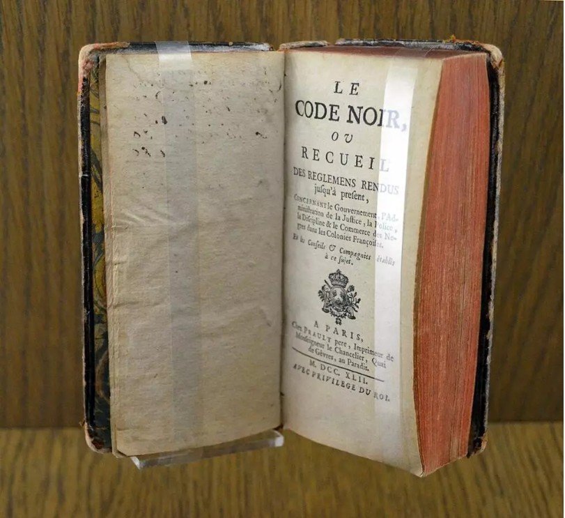 341 ans après sa promulgation, le Code noir officiellement abrogé par l ...